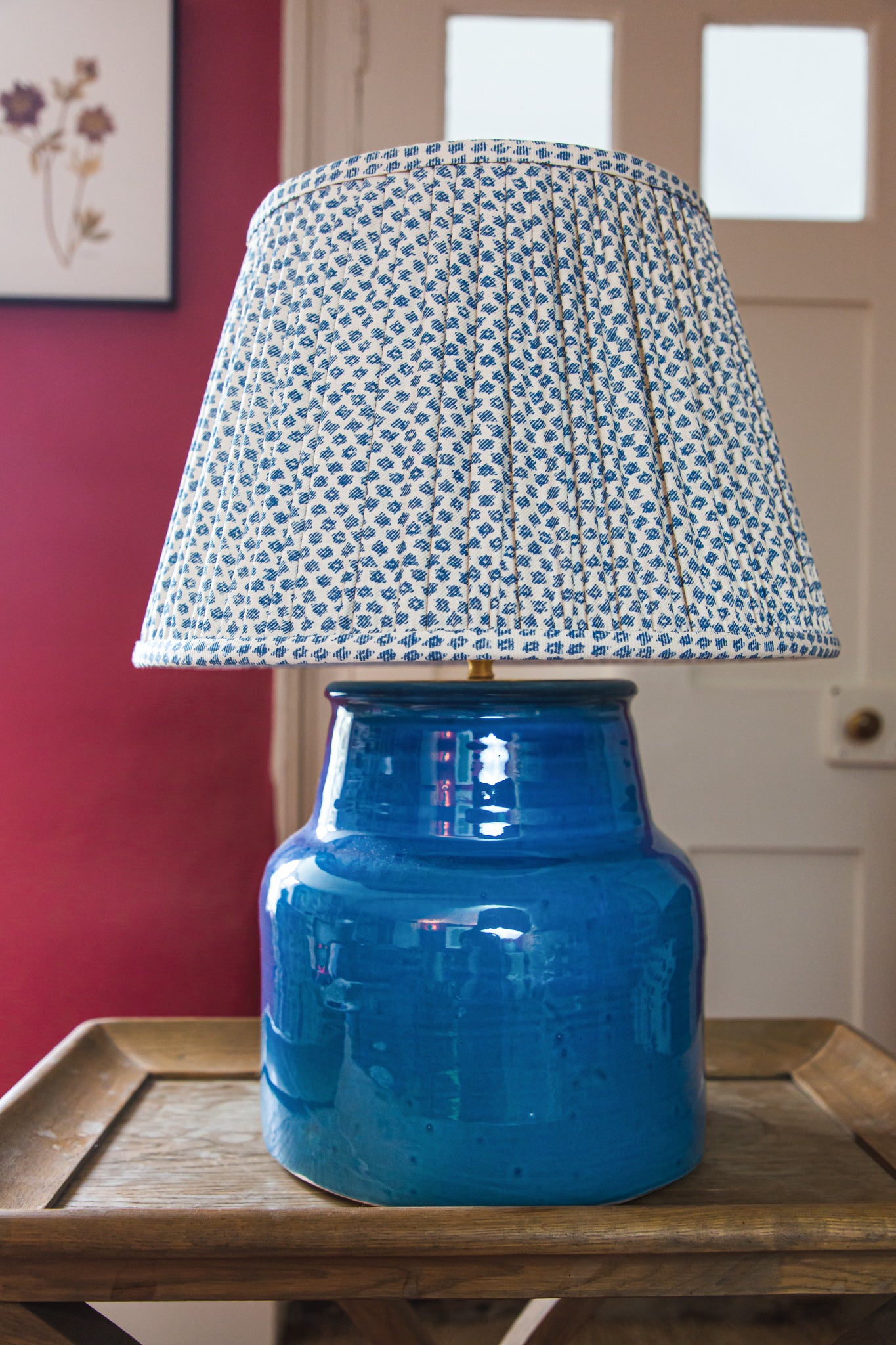 Kate Blue Short – Laurie Lamps